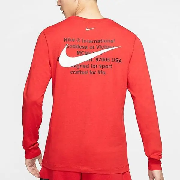 Nike Printing Round Neck Long Sleeves T-shirt