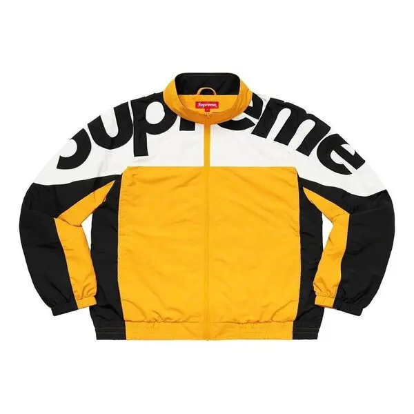 Supreme Fw19 Week 1 Shoulder Logo Track Jacket - Yellow