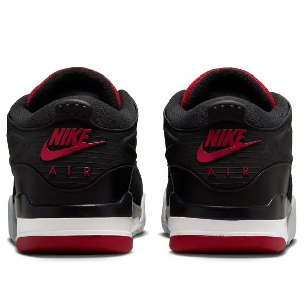 JORDAN 4 Rm 'black Cement' Sneakers - Black/varsity Red/wolf Grey