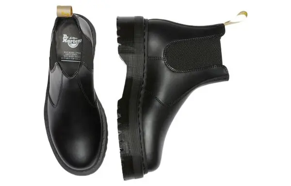 Dr. Martens Vegan 2976 Quad Chelsea Boots - Black