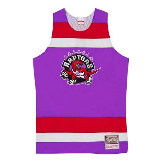 Mitchell & Ness Nba Toronto Raptors Hardwood Classics Striped Basketball Vest - None