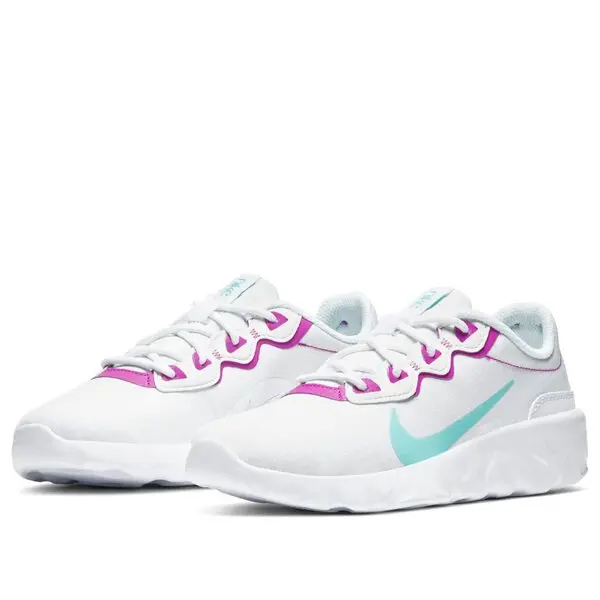 Nike Explore Strada Low Top Sneakers - White/blue