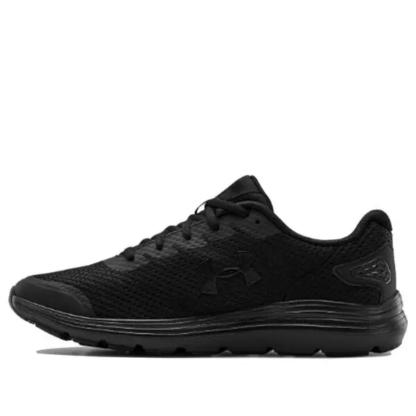 Under Armour Surge Low Top Athletic Sneakers - Black