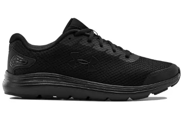 Under Armour Surge Low Top Athletic Sneakers - Black