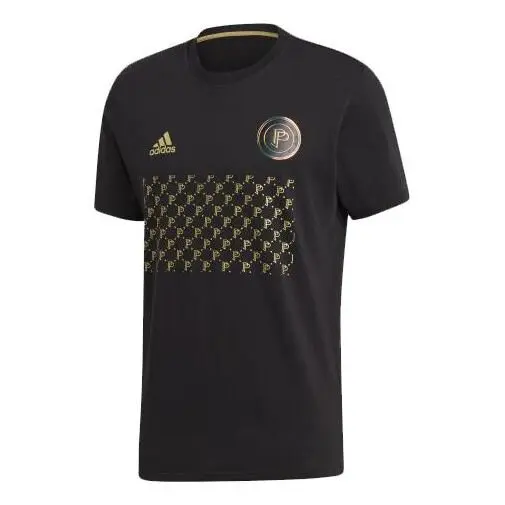 Adidas Pp Gra Tee Soccer/football Sports Training Short Sleeve - Black