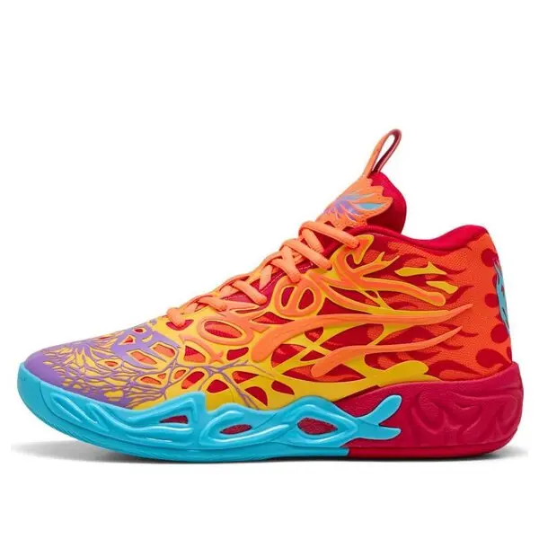 PUMA Mb.04 "phoenix" Athletic Sneakers - Red/orange/blue