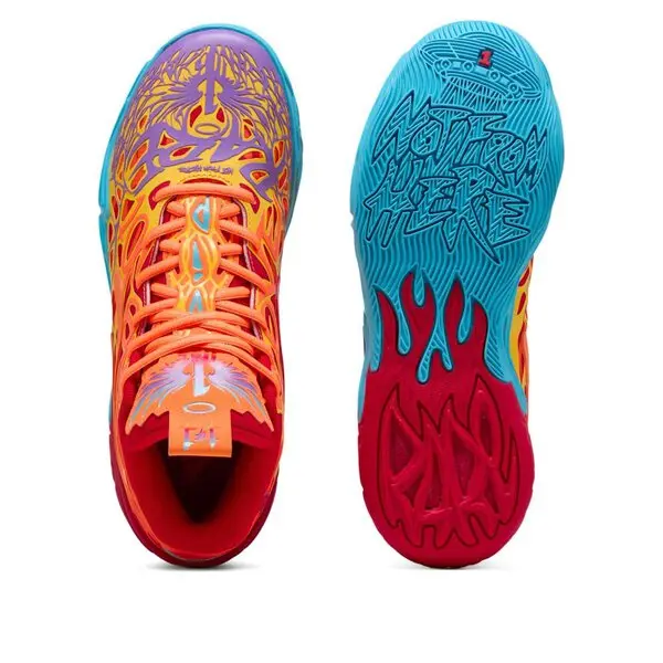 PUMA Mb.04 "phoenix" Athletic Sneakers - Red/orange/blue