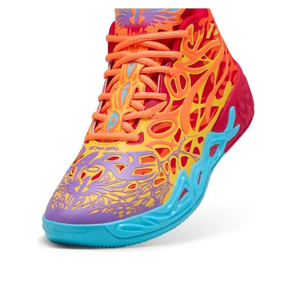 PUMA Mb.04 "phoenix" Athletic Sneakers - Red/orange/blue