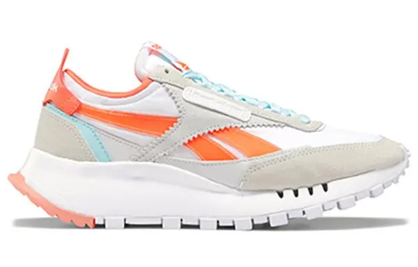 REEBOK Classic Leather Legacy Sneakers - White/orange