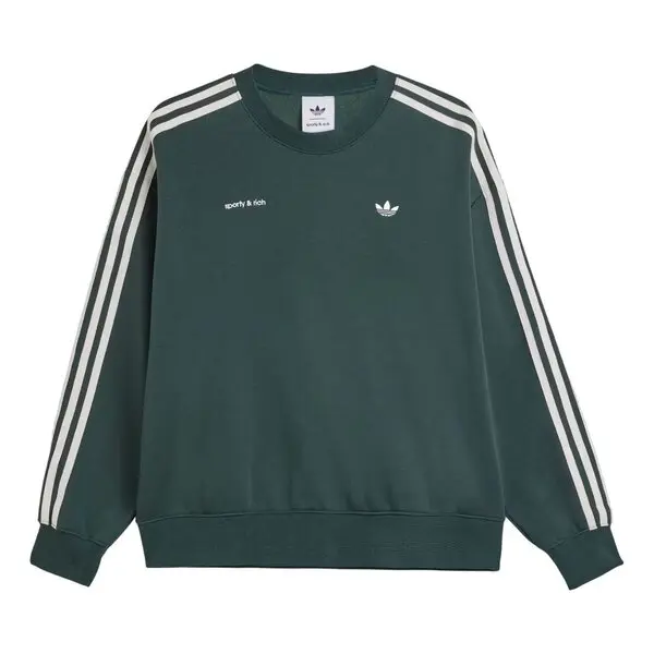 Adidas X Sporty & Rich Sweatshirt - Shadow Green