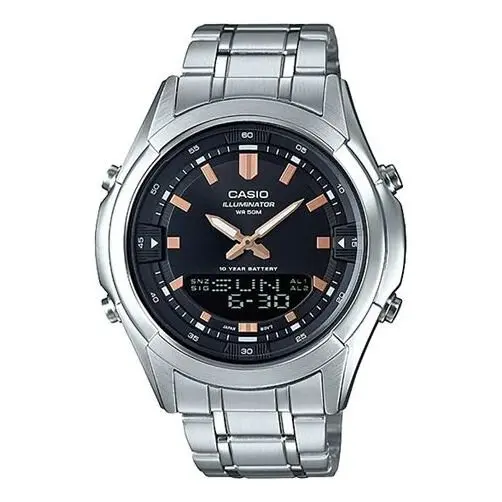 Casio Analog-digital Stainless Steel Watch - Black