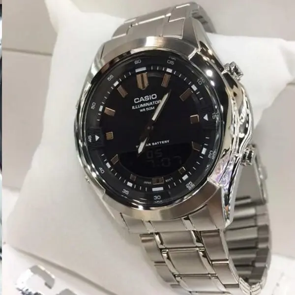 Casio Analog-digital Stainless Steel Watch