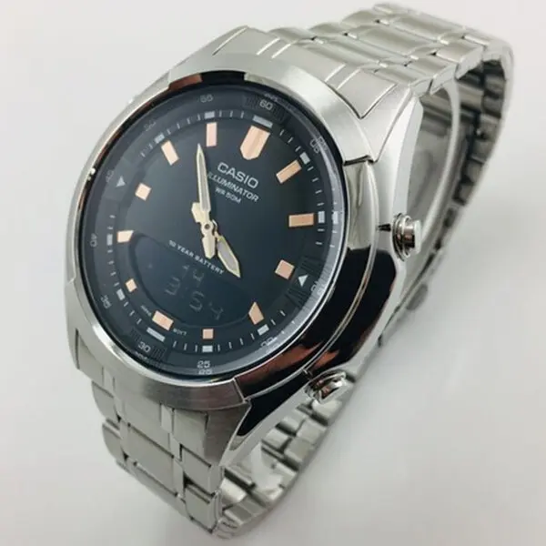 Casio Analog-digital Stainless Steel Watch
