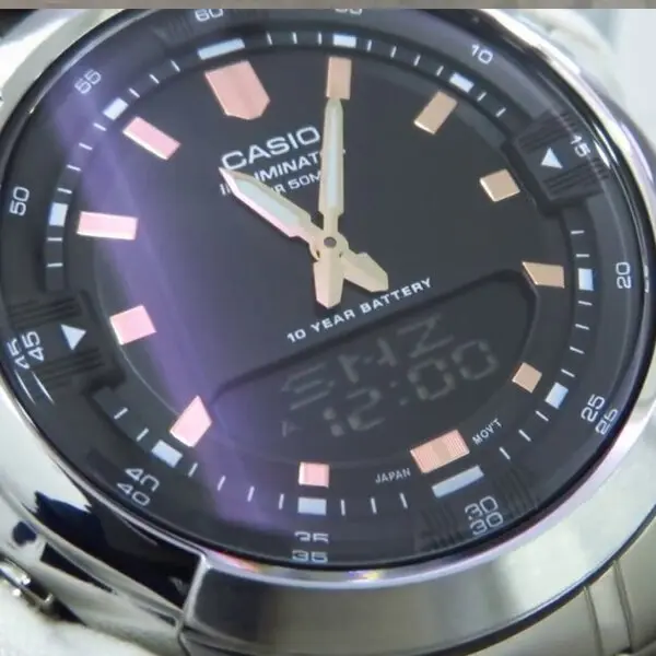 Casio Analog-digital Stainless Steel Watch