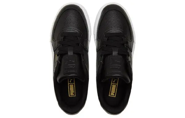 PUMA Ca Pro Classic Gold Low Top Sneakers - Black/white/gold