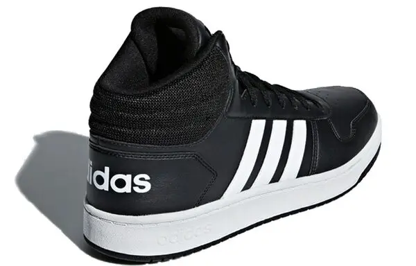 Adidas Hoops 2.0 Mid Sneakers - Black/white