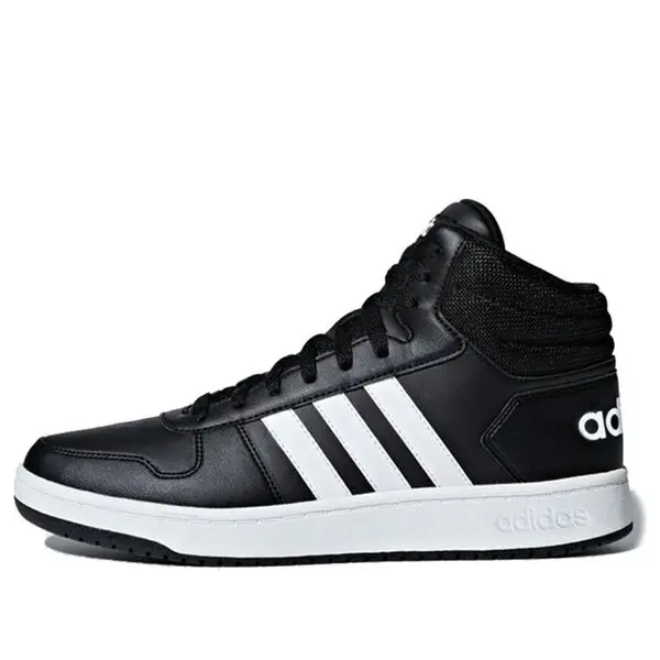 Adidas Hoops 2.0 Mid Sneakers - Black/white