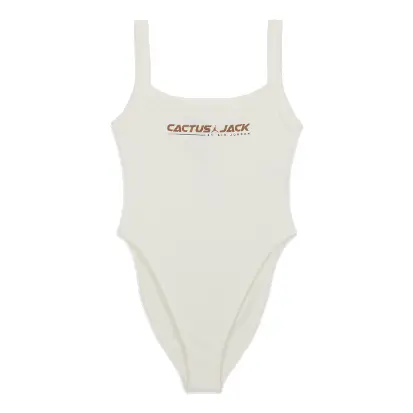 JORDAN X Travis Scott Bodysuit 'sail - Sail/archaeo Brown/dark Smoke Grey