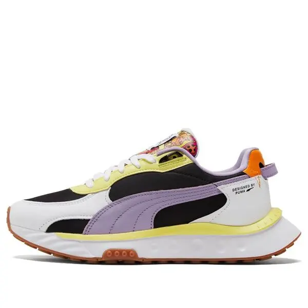 PUMA Romero Britto X Wild Rider Sneakers - White/yellow