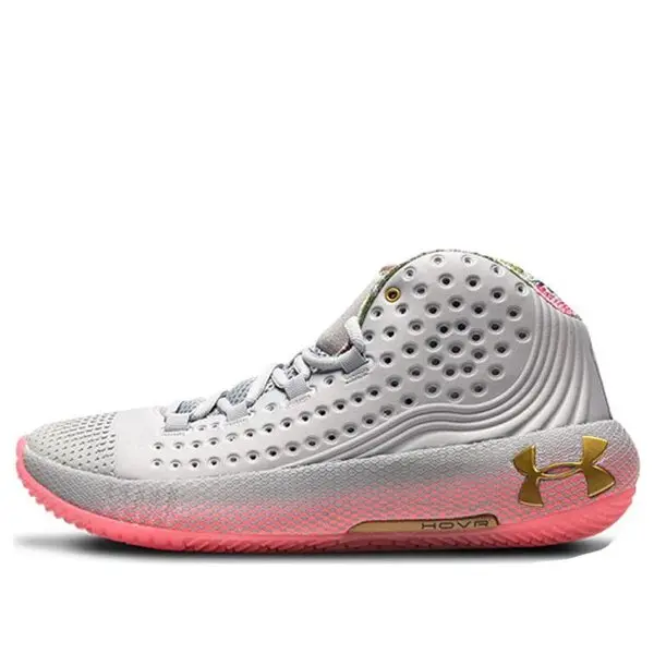 Under Armour Hovr Havoc 2 Basketball High Top Sneakers - Silver/pink