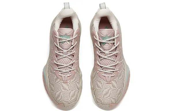 ANTA Shock Quick Decision 5.0 Athletic Sneakers - Grey/pink