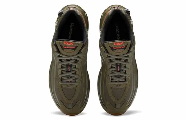 REEBOK Premier Pump Paris Running Trainers - Black/green