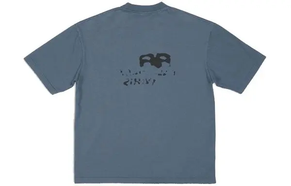 Balenciaga Hand-drawn Bb Icon T-shirt Medium Fit 'blue Black