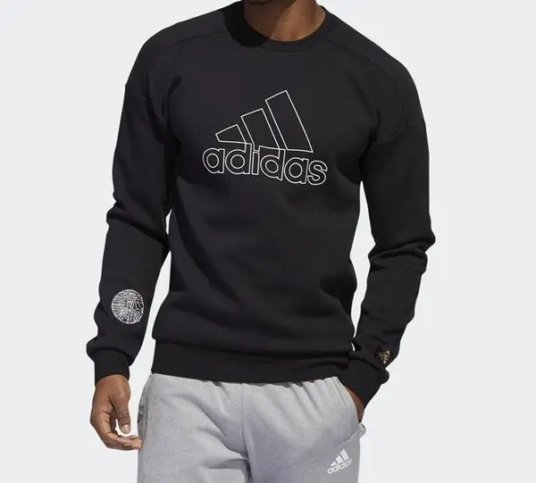 Adidas Logo Printing Sports Pullover