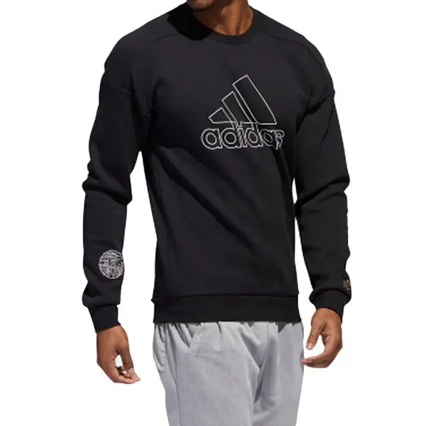Adidas Logo Printing Sports Pullover