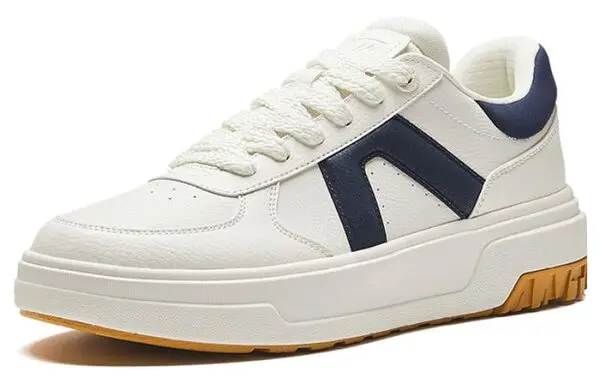ANTA A Street Sneakers - White/navy/tan