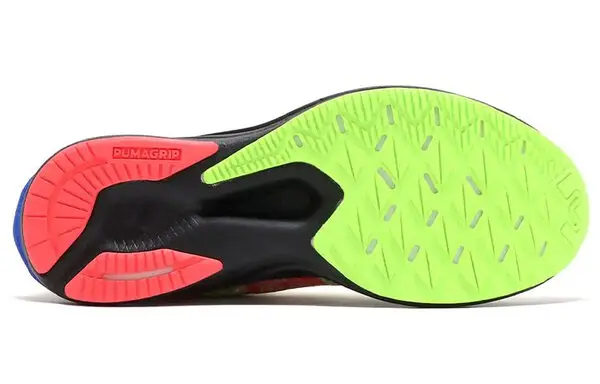 PUMA X Atmos Deviate Nitro "green Red Blue" Running Shoes - Green/red/blue