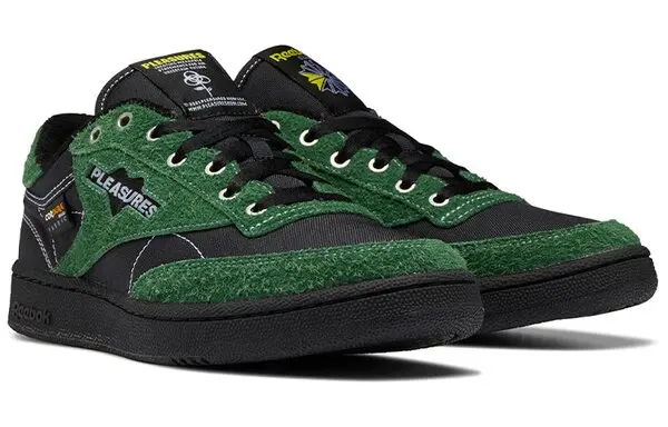 REEBOK Pleasures X Club C 85 'pine Green' Sneakers