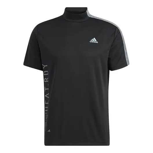 Adidas Colorblock Golf Sports Half Turtleneck Short Sleeve T-shirt - Default Color