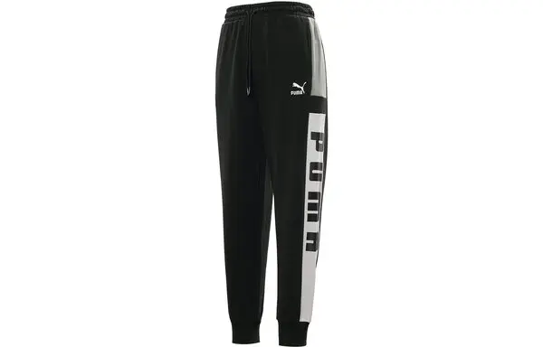 PUMA Retro Block Sweatpant 'black White Grey
