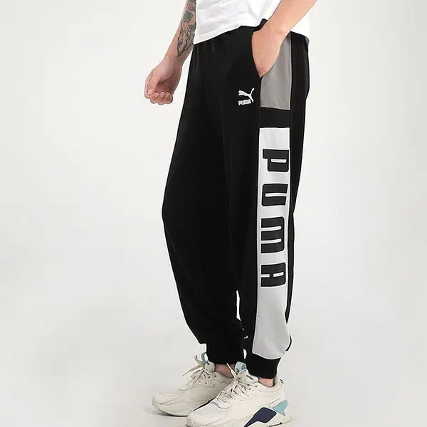 PUMA Retro Block Sweatpant 'black White Grey