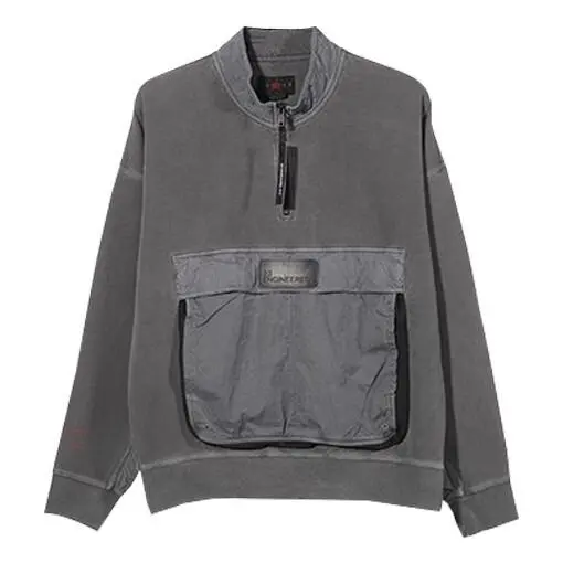 JORDAN 23 Engineered Half Zip Open Sweatshirt For - Black