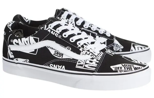 VANS Old Skool 'logo Mix' Sneakers - Black
