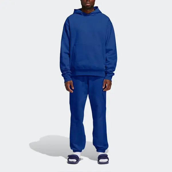Adidas Originals X Pw Basics Embroidered Monogram Hoodie - Blue