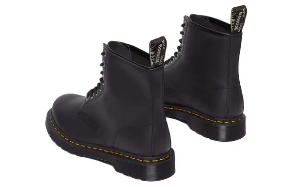 Dr. Martens 1460 Genix Nappa Reclaimed Leather Lace Up Boots - Black
