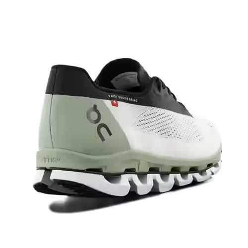 On Cloudboom Athletic Sneakers - White/green