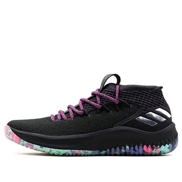 Adidas Dame 4 Cny Athletic Sneakers - Black