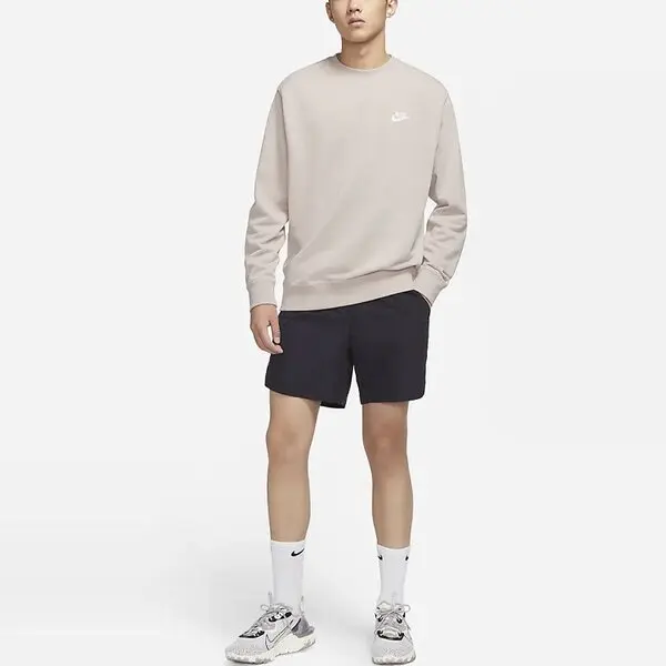 Nike Club French Terry Logo - Khakigray