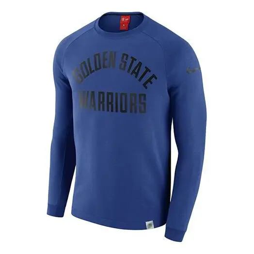 Nike Golden State Warriors Basketball Crew-neck - Blue