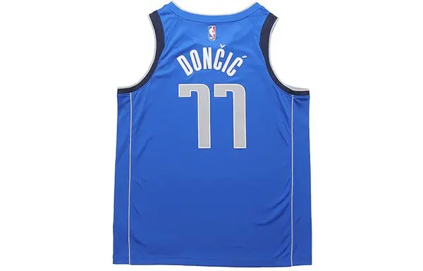 Nike Dallas Mavericks Doncic No. 11 2020-2021 Season Fan Edition Jersey - Blue