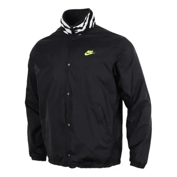 Nike Coaches Reversible Fleece Jacket - Black