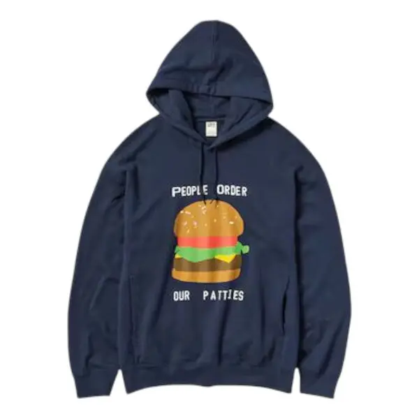 Uniqlo X Cactus Plant Flea Market Spongebob Squarepants Hoodie - Navy