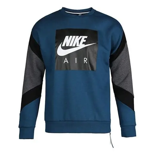 Nike Crew Fleece Round Neck Pullover - Blue