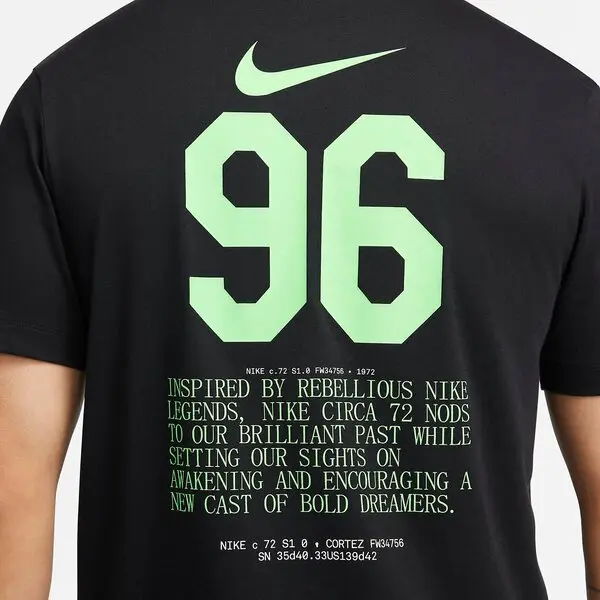 Nike Dri-fit Circa 1 T-shirt 'black - Black/multi-color