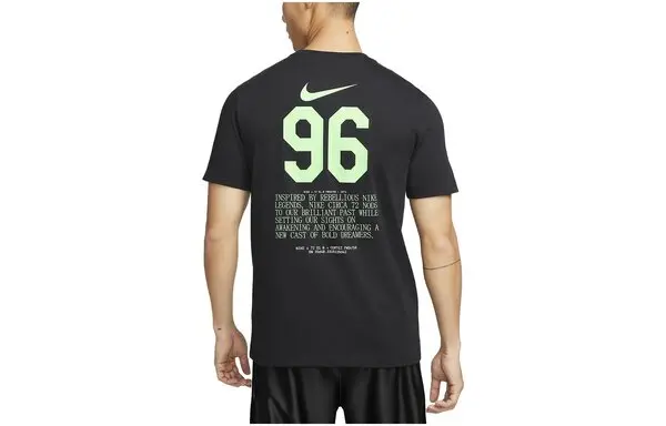 Nike Dri-fit Circa 1 T-shirt 'black - Black/multi-color
