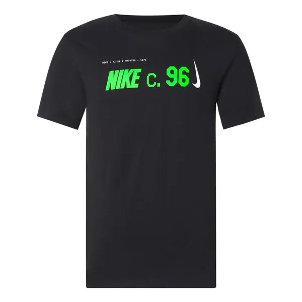 Nike Dri-fit Circa 1 T-shirt 'black - Black/multi-color